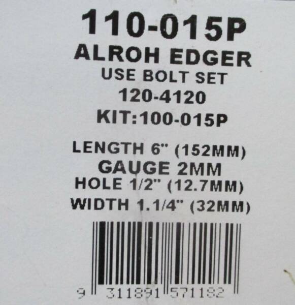 ALROH EDGER ORIGINAL BLADES 110-015p NEW OLD STOCK.ALROH IMP EDGER ...