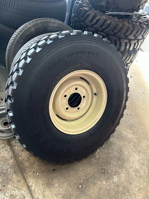 255/100r16 9.00 r16 Offroad tyres 8plyLT Land Rover unimog ex army OKA ...