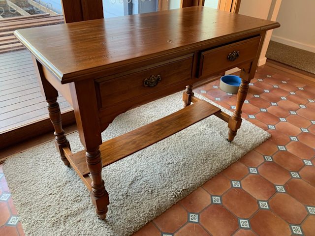 Antique hall/console table - Antiques in Croydon VIC | Gumtree Australia