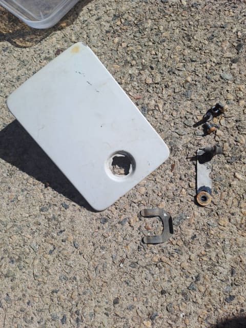 Holden WB Statesman Caprice fuel flap. Complete. White | Auto Body ...