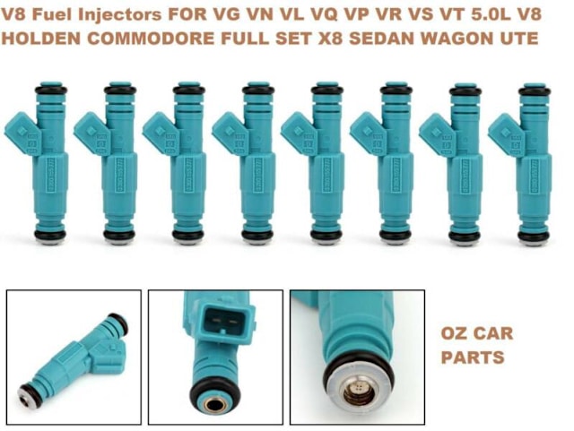 V8 Fuel Injectors FOR VG VN VL VQ VP VR VS VT 5.0L V8 HOLDEN COMMODORE ...
