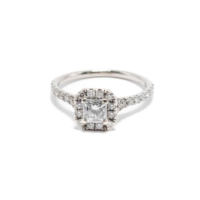 201489 - Hearts on Fire Smales 18K White Gold Diamond Ring Size L ...