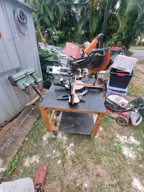 Aeg drop saw on stand and wheels - Power Tools in Cairns QLD | Gumtree ...