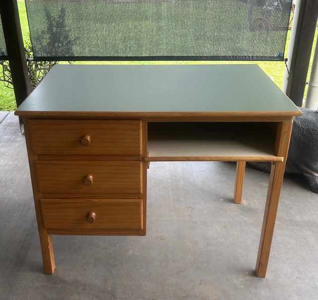 Student Desk 3 Draw Solid Pine Timber Laminated Top - Desks in Kingaroy ...