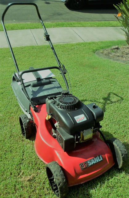 SANLI LASER CUT 4 blades 4 stroke High Power OHV engine lawn mower ...