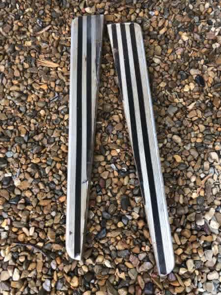 Alloy side steps 40 series landcruiser | Auto Body parts | Gumtree ...