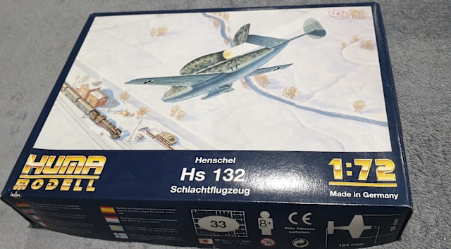 Model kit 1/72 Huma Model Henschel HS 132 Schlachtflugzeug 1986 ...