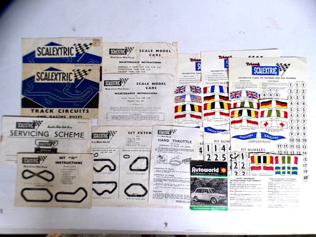 Vintage Scalextric Track Layout Sheets - Collectables in Miranda NSW ...