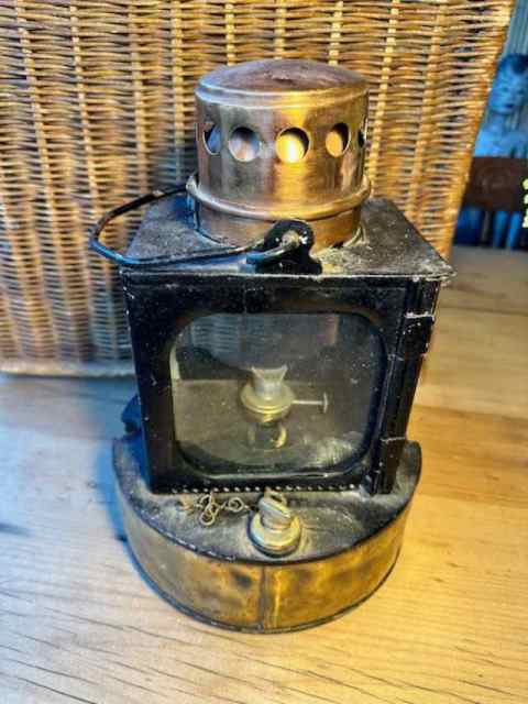 Vintage Australian NSW Government Railways Hand Held Lamp Lantern 28cm ...