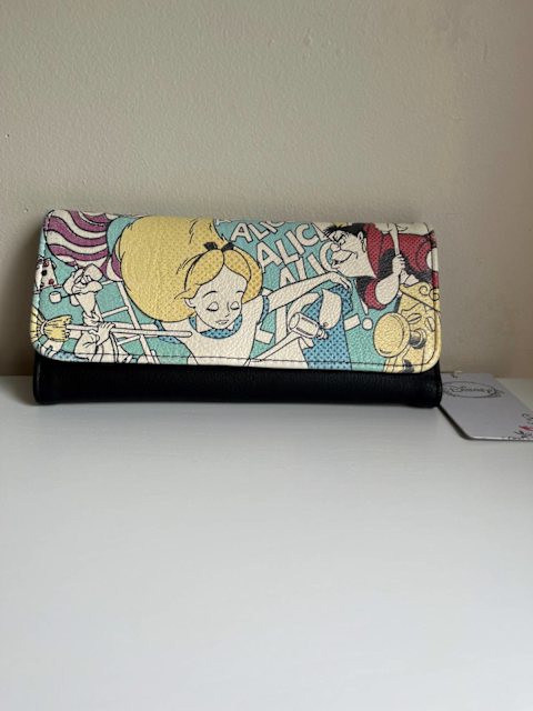 Disney Loungefly Wallet, Alice in Wonderland, Simulated Leather, Colle ...
