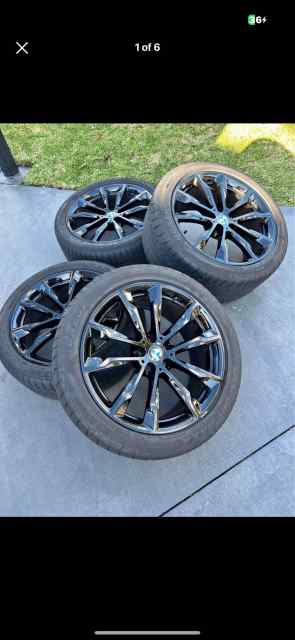 GENUINE OEM BMW M SPORT WHEELS 20” INCH RIM & TYRE SET | Wheels, Tyres ...