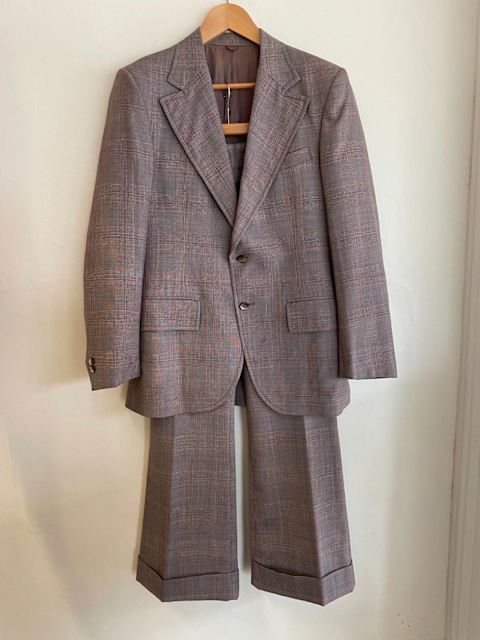 VINTAGE 70's 'ROGER DAVID' PURE WOOL CHECK SUIT | Jackets & Coats ...
