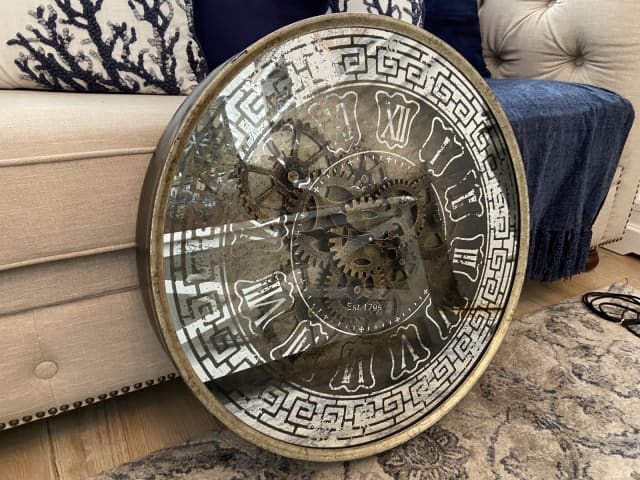 Antique Style Wall Clock With Greek Key | Clocks | Gumtree Australia ...