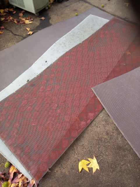 Used aluminium one way security screen mesh sheets - Building Materials ...