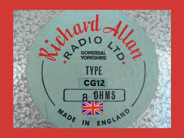 Richard Allan Speaker. CG12. One only. $150. - Speakers in Reservoir ...