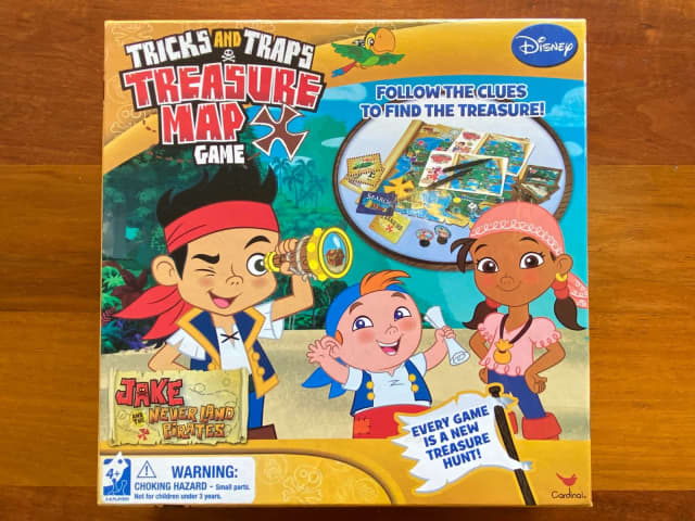 Jake and the Neverland Pirates: Tricks and Traps Treasure Map Game ...