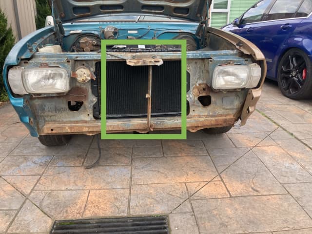 Original Holden Torana UC Lower Bonnet Support Catch Bracket Assembly ...