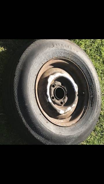 Original Early Holden Rims & Tyres : 2 Only : 6.50 - 13inch | Wheels ...