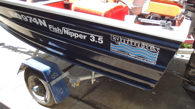 Quintrex 3.5 Fish Nipper as new rust free trailer | Motorboats ...