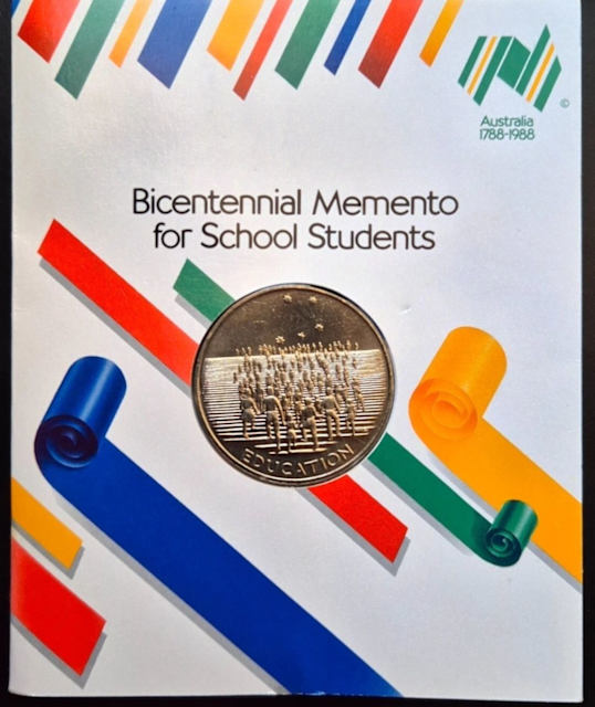 1988 Bicentennial Memento For School Children - RAM Medallion Coin ...