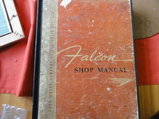 FORD FALCON FACTORY WORKSHOP MANUAL rare hard copy XK c1960? | Engine ...