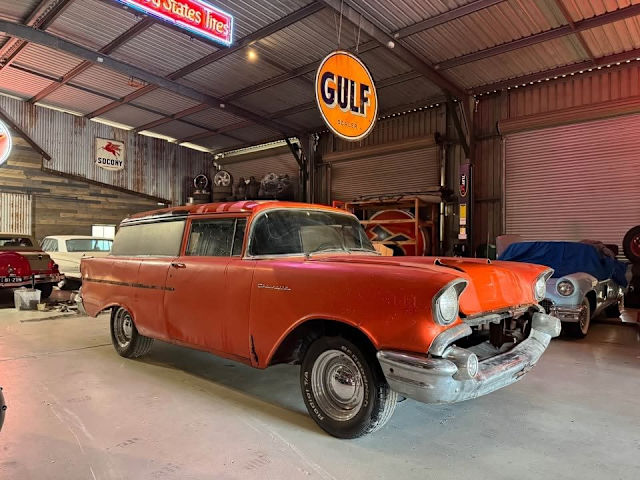 1957 Chevrolet 57 sedan delivery, orange A$17,500 | Auto Body parts | Gumtree Australia Logan ...