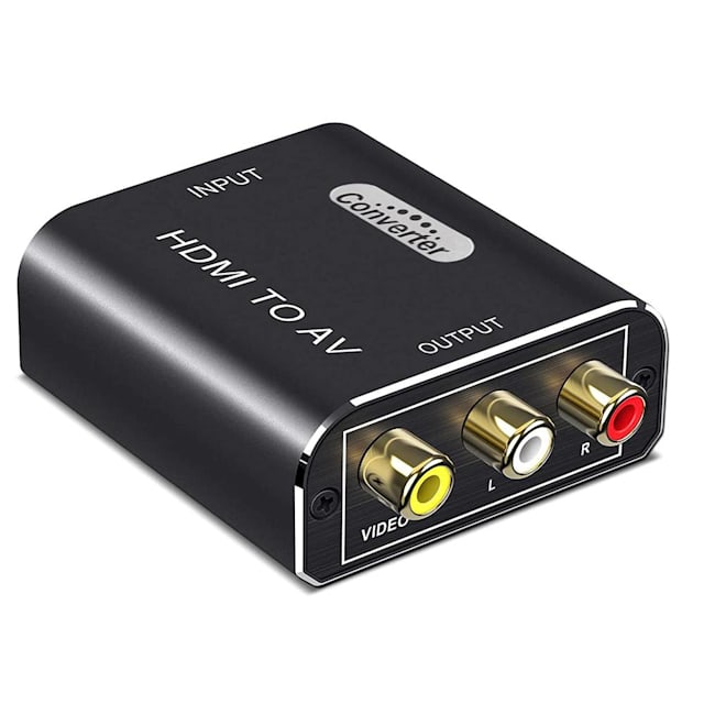 HDMI to RCA Converter 1080p AV 3RCA CVBs Composite Video Adapter - TV ...