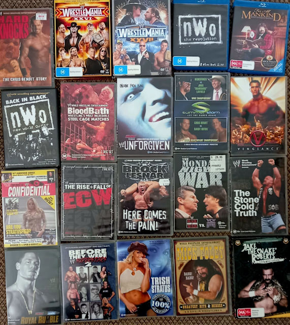 WWE Wrestling DVDs, blu rays etc - CDs & DVDs in Melbourne CBD VIC ...