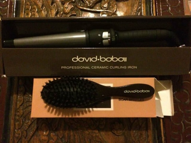 David Babaii Curling Wand with Babaii Miracle Hair Brush ...