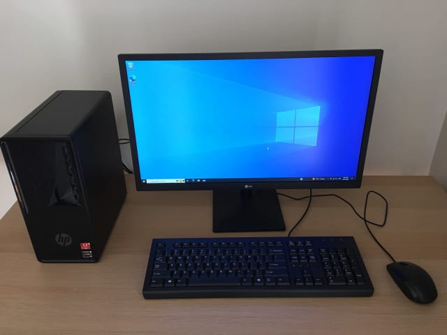 HP Desktop PC with AMD Ryzen 3 CPU AMD Radeon Graphics 8Gb RAM 1TB HDD ...
