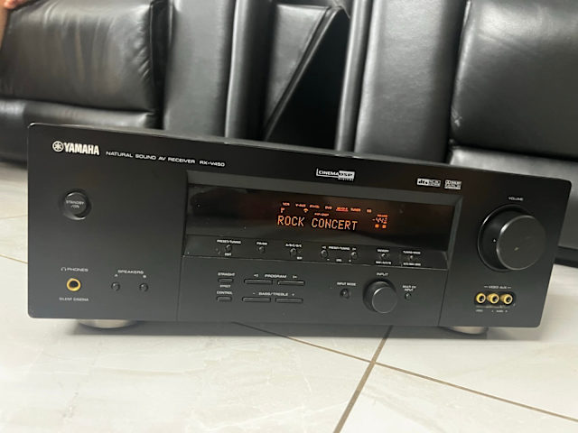 6.1 Yamaha RX-450 AM/FM Stereo Receiver SPEAKER A & B 130W/ch 4 ohm ...
