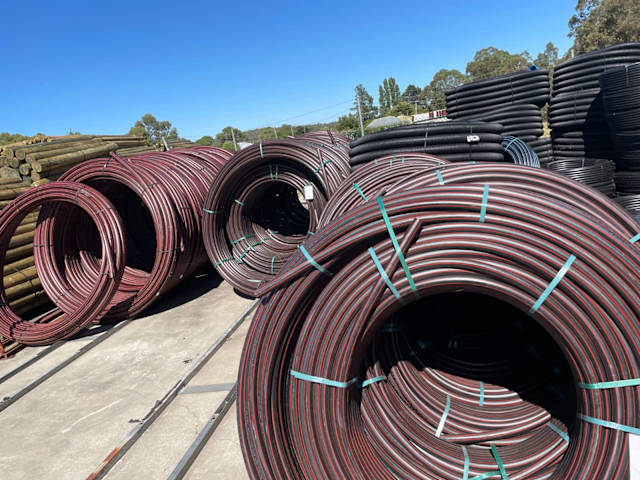 RURAL REDLINE 40mm (1 1/2 inch) POLY PIPE NEW - Building Materials in ...
