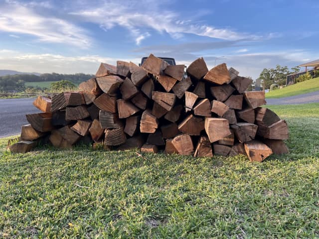 Fence post- hardwood split post | Fencing & Gates | Gumtree Australia ...