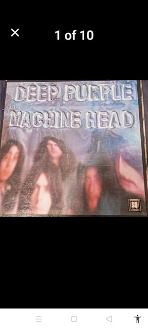 Deep Purple 1972 machine head quad 4 gatefold vinyl LP record ...