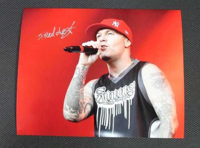 Fred Durst Live signed photo 8 x 10 LIMP BIZKIT | Collectables ...