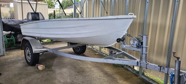 Tinny Trailer And Motor | Tinnies & Dinghies | Gumtree Australia Logan ...