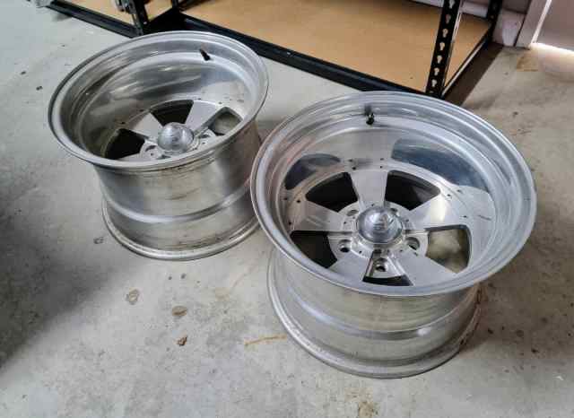 NEW Deep Dish Chev 15x10 American Racing Billet Wheels VF491 (Pair ...