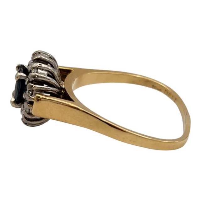 18ct Yellow Gold Jewellery Ring Size M 0.33ct TDW Ring - Women's ...