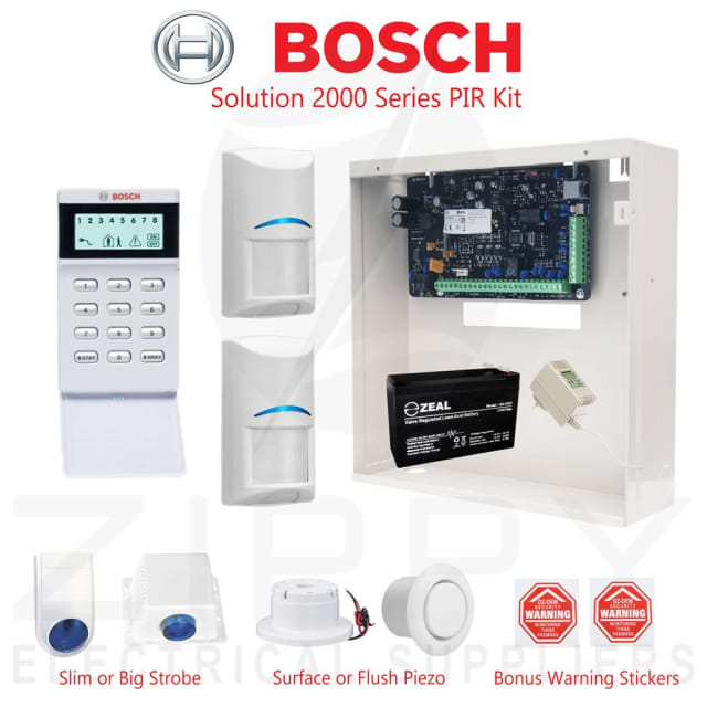 Bosch 2000 (8 Zone) Alarm Kit Icon Keypad, 2x Bosch Gen2 PIRS & More - Other Home & Garden in ...