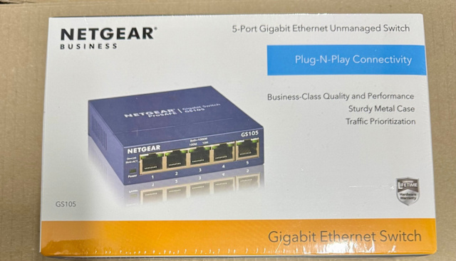 Netgear 5 x Gigabit Ethernet Switch -NEW IN BOX - Modems & Routers in ...