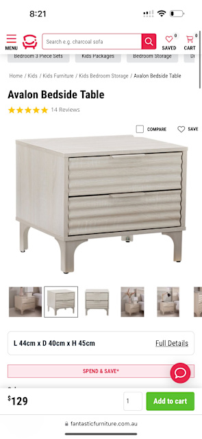 Almost brand new: bedside table - Bedside Tables in Orange NSW ...