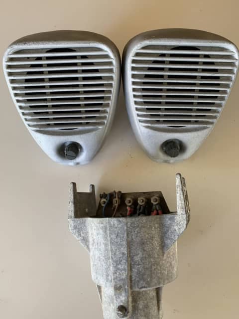 Set of BRADY’s drive in speakers plus a rare end of row dome top ...