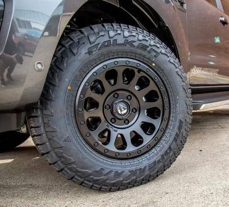 17 inch Fuel Vector Black Wheels Ranger Triton Toyota Prado Hilux ...