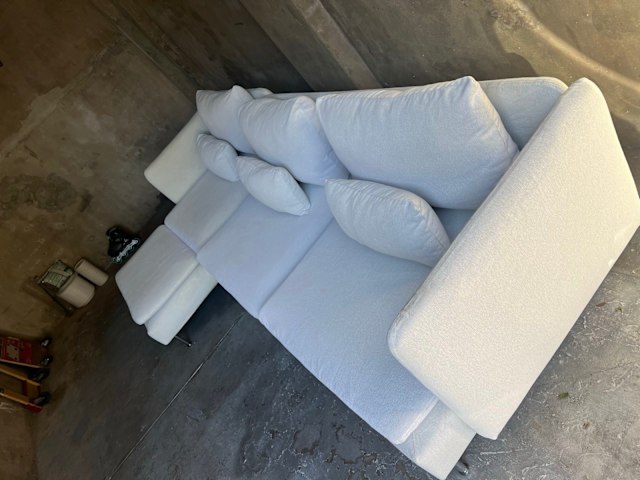 Beautiful white ikea soderhamn lounge with chaise - Sofas in Vaucluse ...