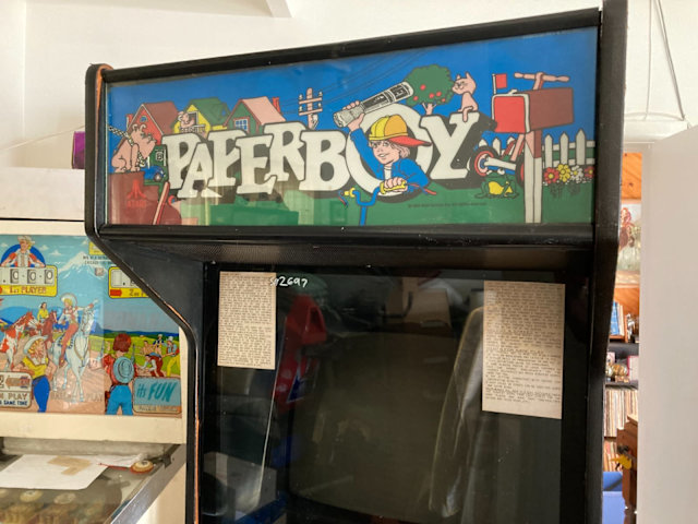 Original Atari Paperboy Arcade Machine - 1984 - Other Video Games ...