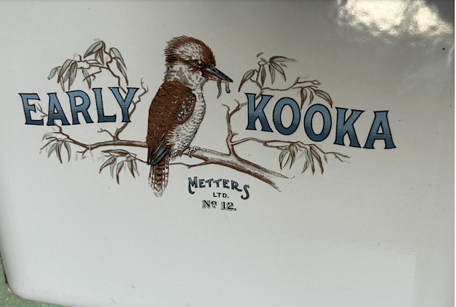 Metters Early Kooka No 12 Stove Door Kookaburra Enamel - Antiques in ...