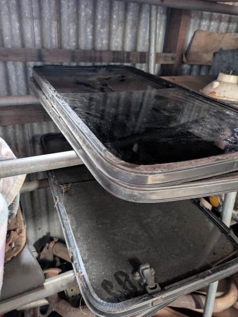 Toyota Landcruiser 75 series troop carrier side sliding windows | Auto ...