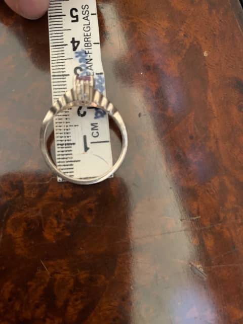 Sterling silver 925 purple stone ring see description | Women's ...