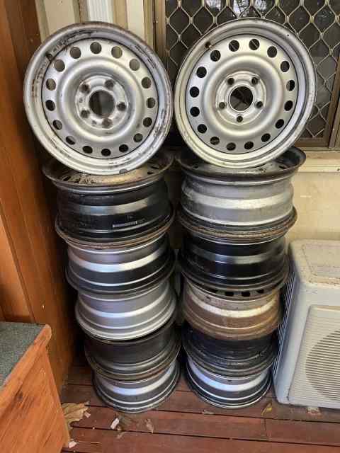 15x7” Police pursuit commodore steel wheels rims VL VN vK VP | Wheels ...