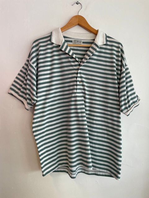 80's 'STUBBIES' SAGE GREEN/CREAM STRIPED TOP | Tops | Gumtree Australia ...